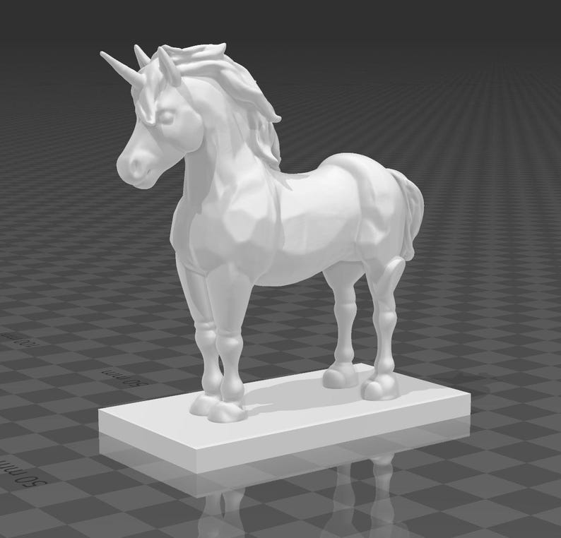 3D Printable Unicorn Model | STL & 3MF Files for Instant Download - 16 - Etsy Australia