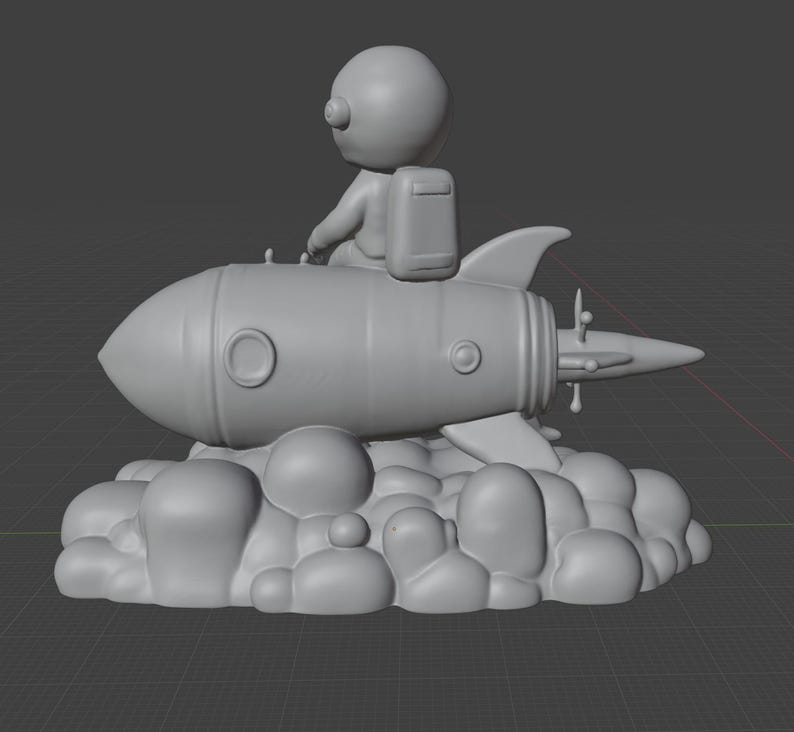 3D Printable Rocket 3MF File – Instant Download | DIY 3D Printing Model ...