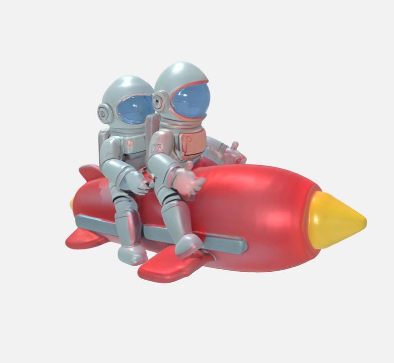 3D Printable Rocket STL File – Instant Download | DIY 3D Printing Model ...