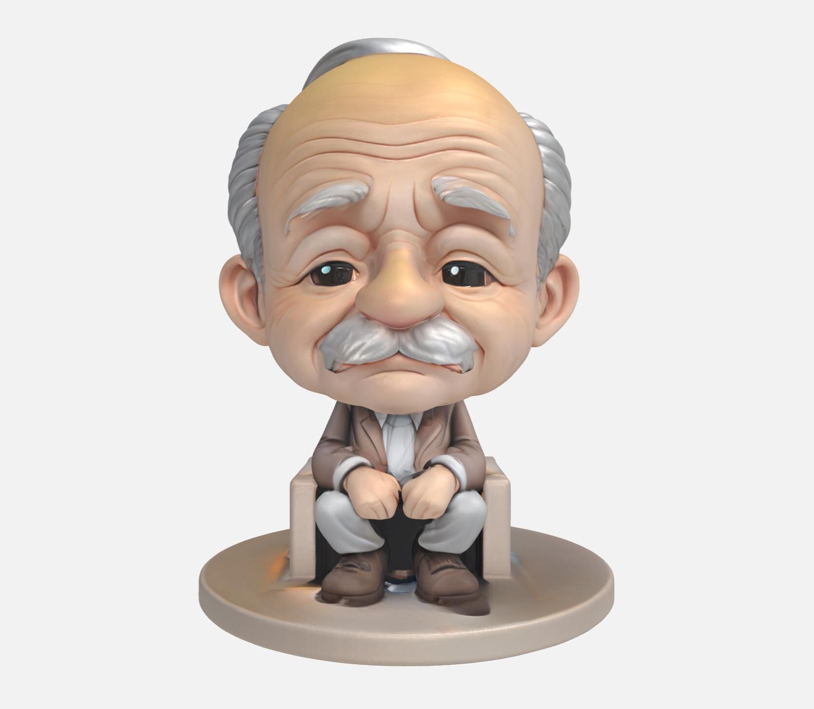 Old Man Chibi 3D Print File | STL Digital Download - CHIBOLD01 - Etsy