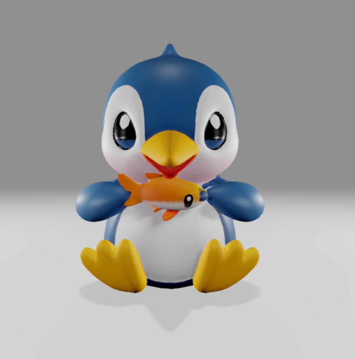 Kindly 3D Prints - Cute Penguin 3D Print File | Instant Download | STL ...