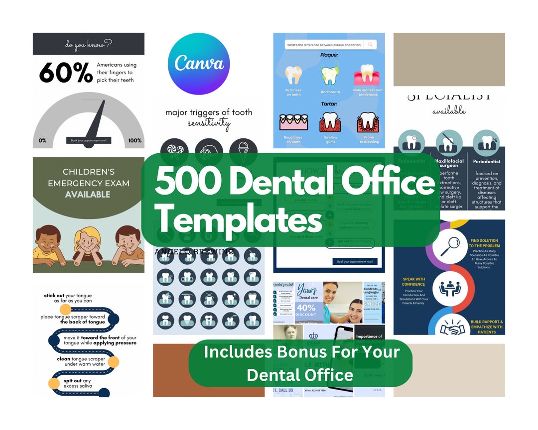 500 Dental Office Templates. Dentist Instagram Template, Dental ...