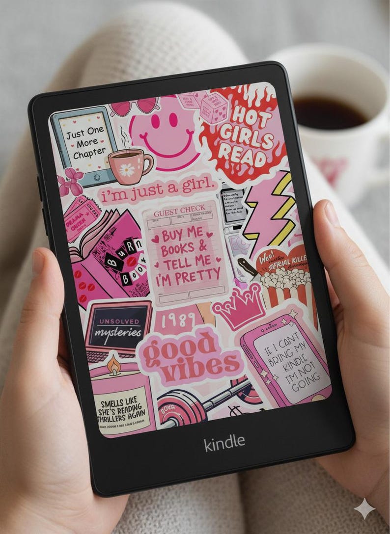 Pink Kindle Insert - Etsy