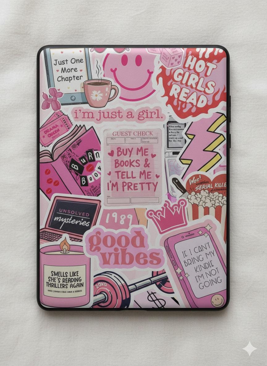 Pink Kindle Insert - Etsy
