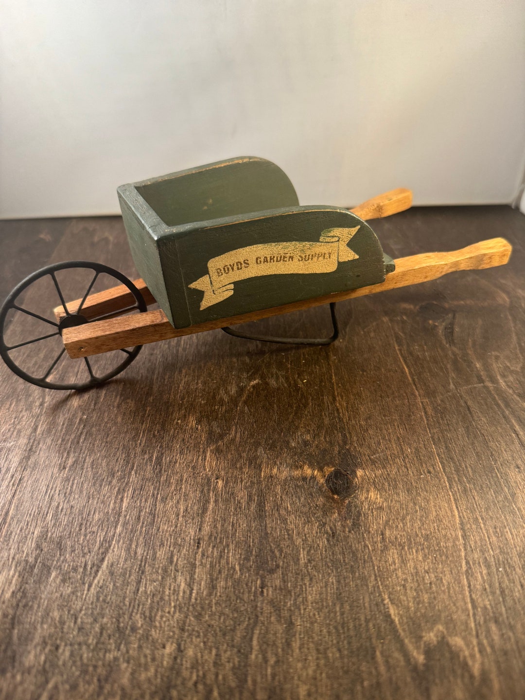 Miniature Boyd's Bear Garden Supply Wheelbarrow - Etsy