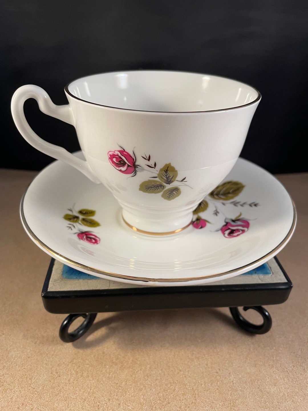 Vintage Lefton Bone China "rose Bud" Made in England - Etsy