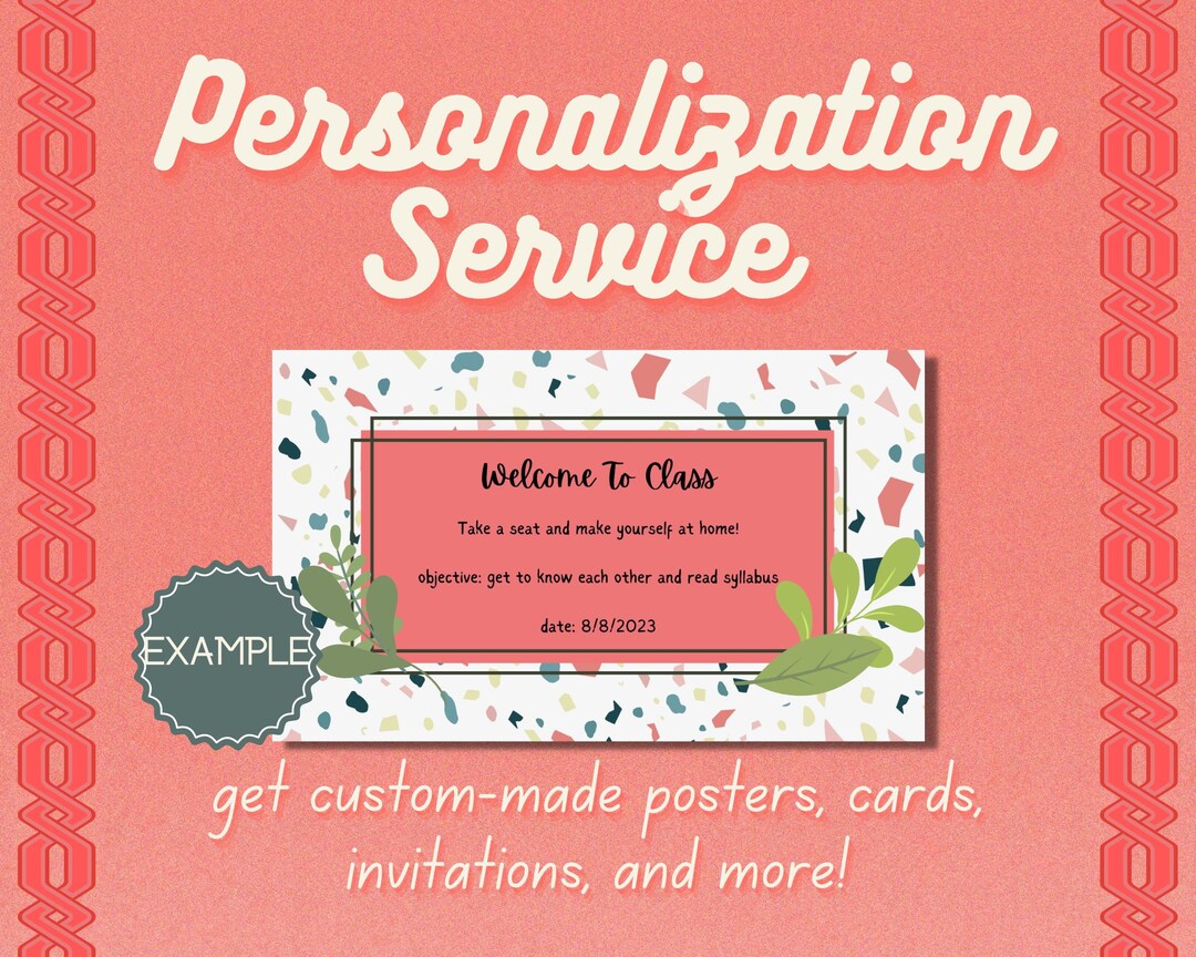 Personalized Digital Invitation, Poster, Card, Etc. for Special Events ...