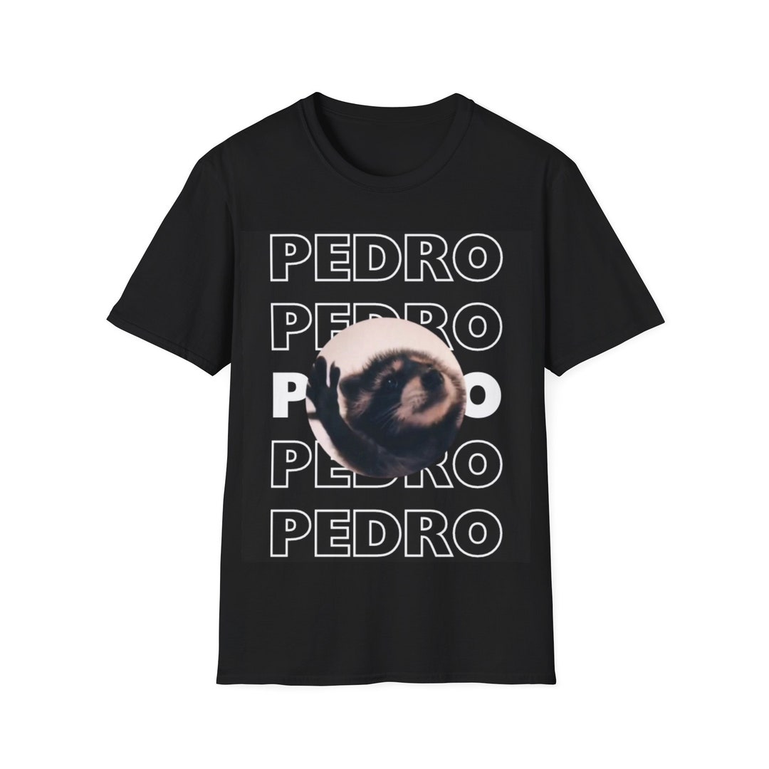 Raccoon Pedro Meme T-shirt, Funny Meme Shirt, Pedro T Shirt, Racoon ...