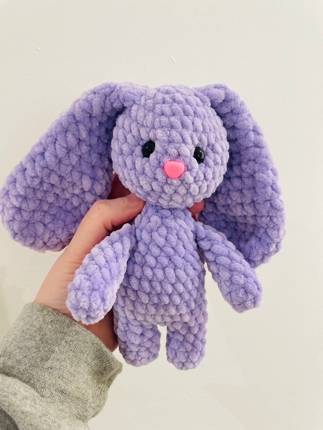 Cute Soft Bunny Rabbit Crochet Plushie Toy - Etsy