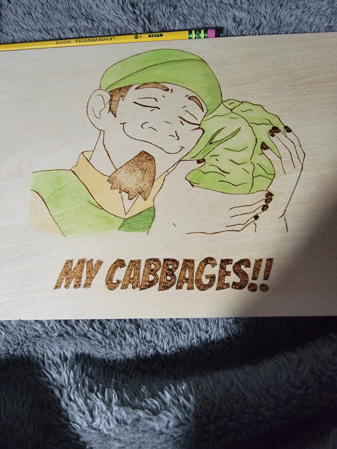 Cabbage Fan - Etsy
