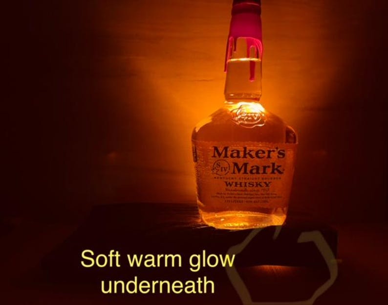 Maker's Mark Bar Light, Natural Walnut - Etsy