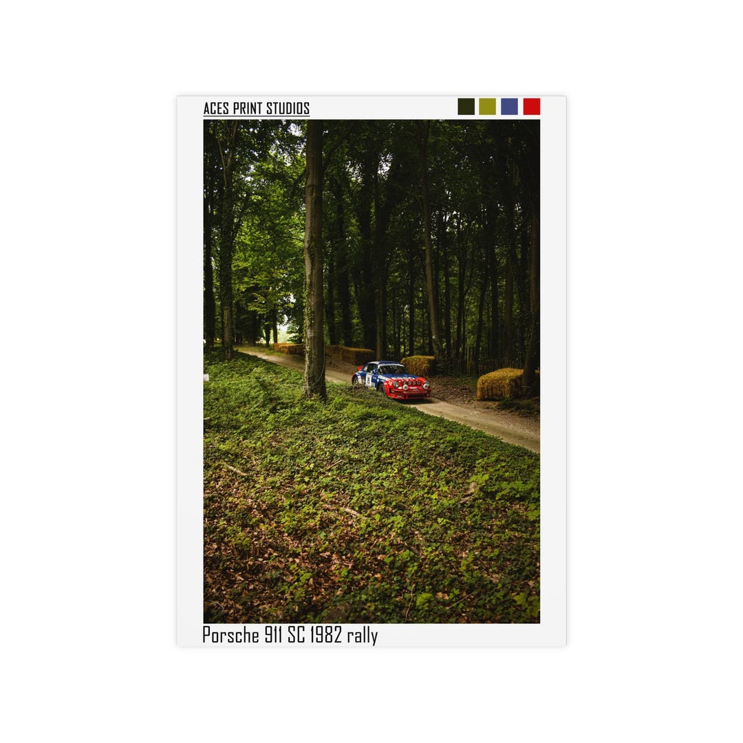 Group B Rally Porsche Poster, Car Print, Photography Print, Car Guy ...