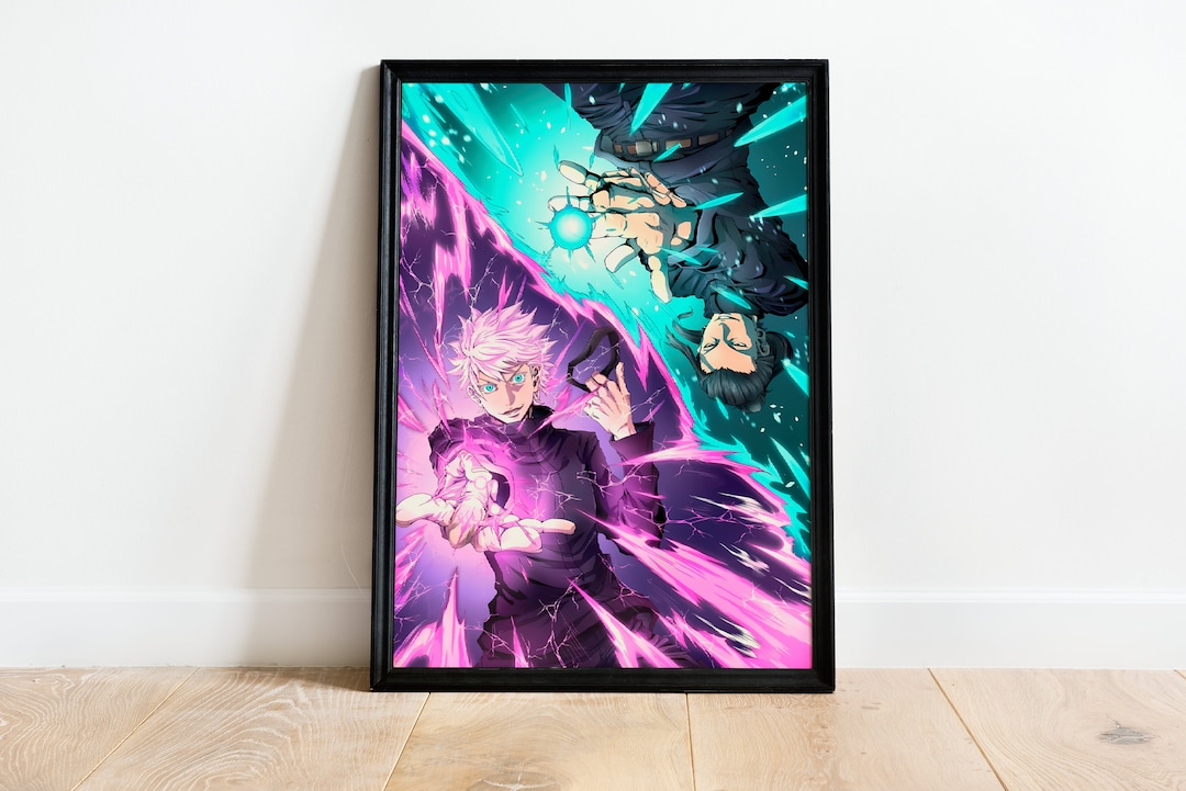 Jujutsu Kaisen Poster, Satoru Gojo, Suguru Geto, Japanese Anime Wall ...