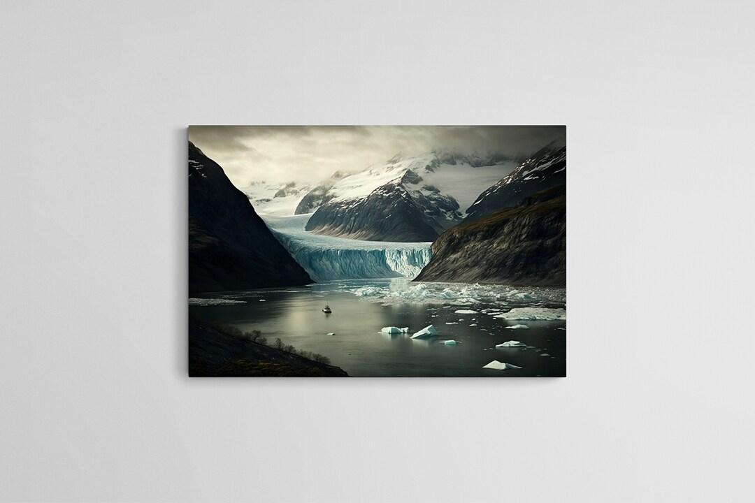 Buy Fjords Printable Landscape Fjords Poster Digital Art Print Online ...