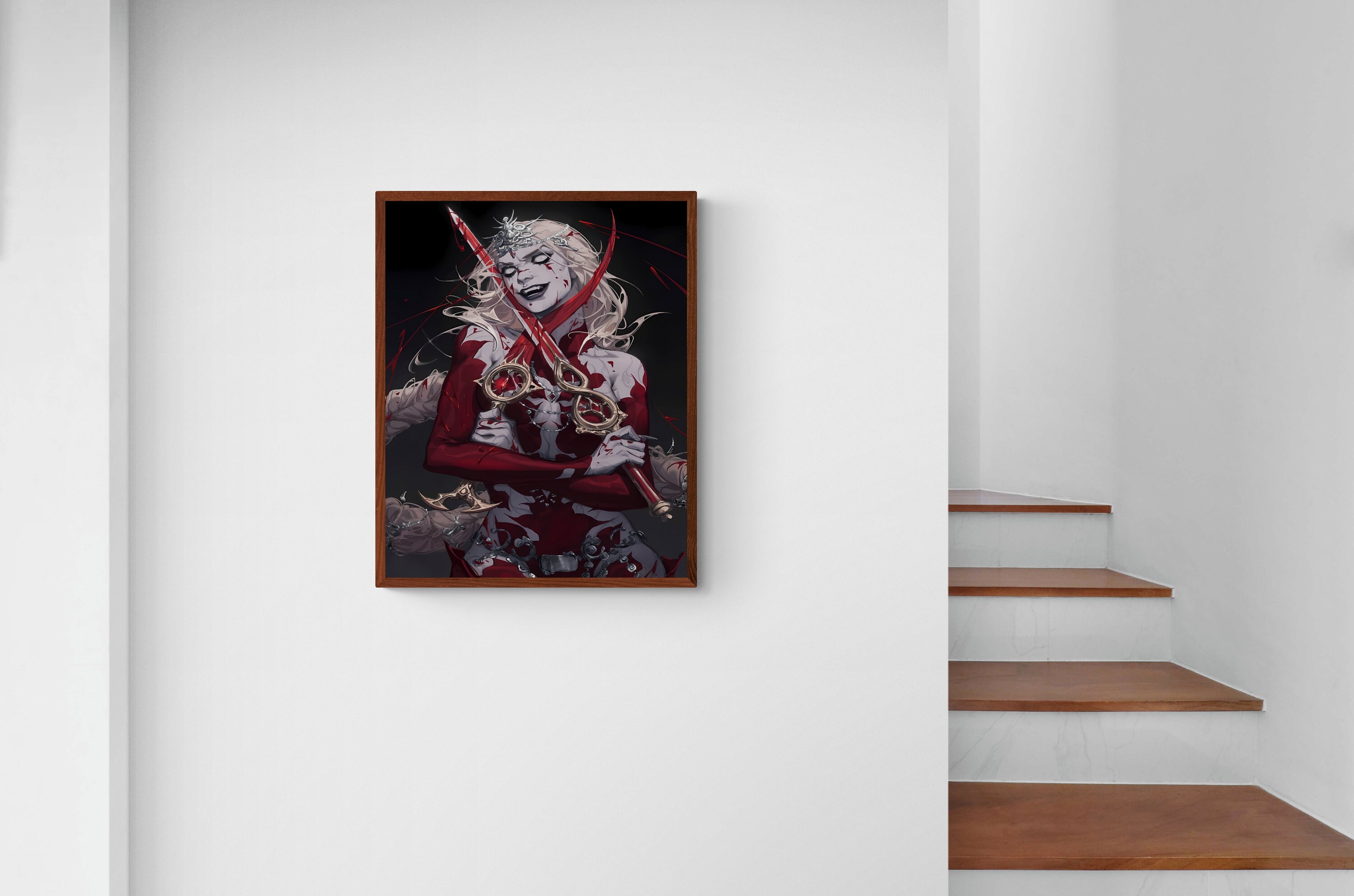 Baldurs Gate Orin the Red, BG3 Print, Video Game Poster, Game Room ...