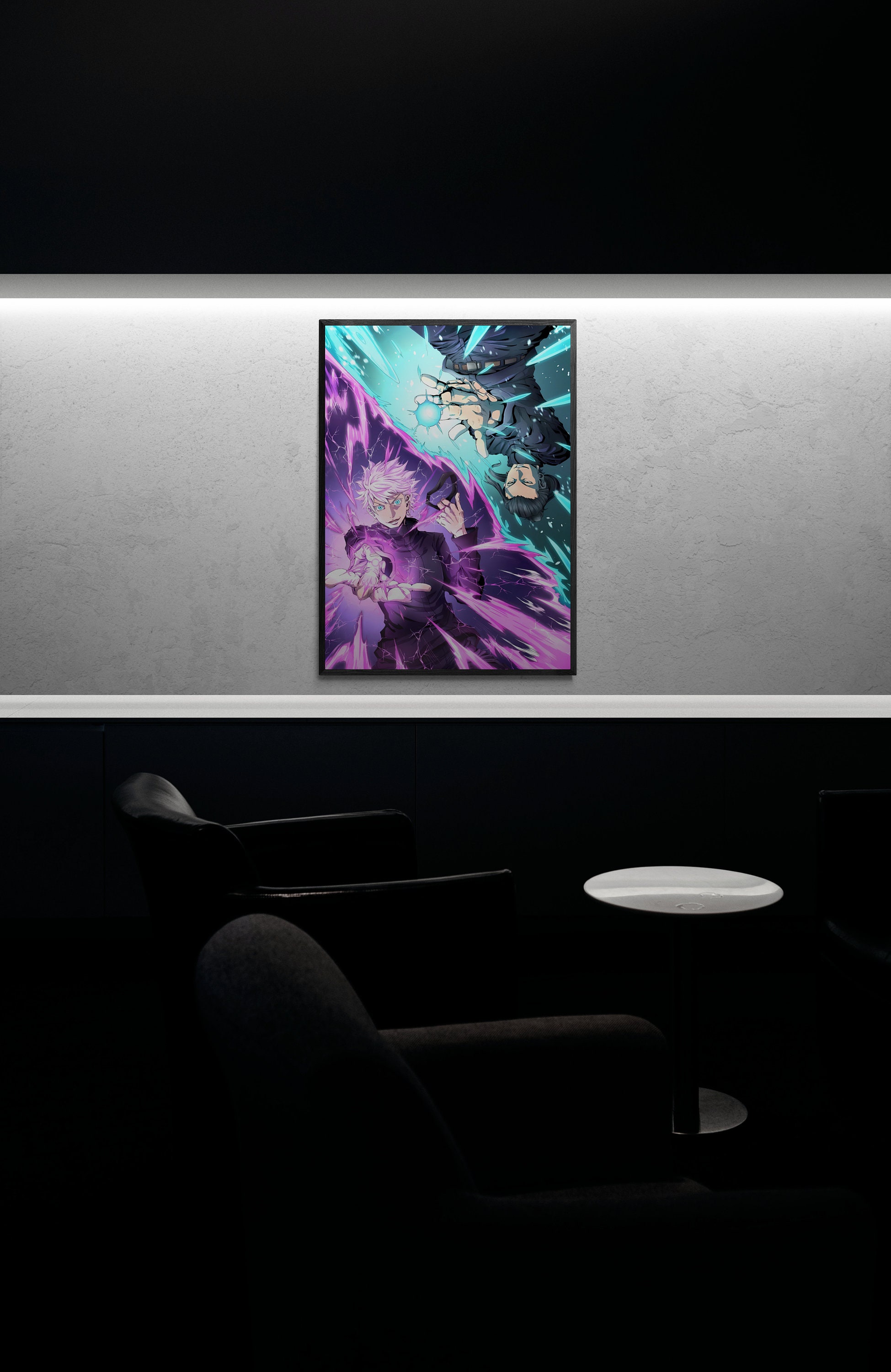 Jujutsu Kaisen Poster, Satoru Gojo, Suguru Geto, Japanese Anime Wall ...