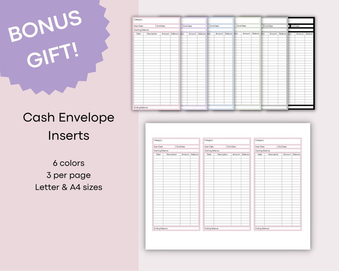 Printable Paycheck Planner Budget Planner Template Monthly Budget by ...