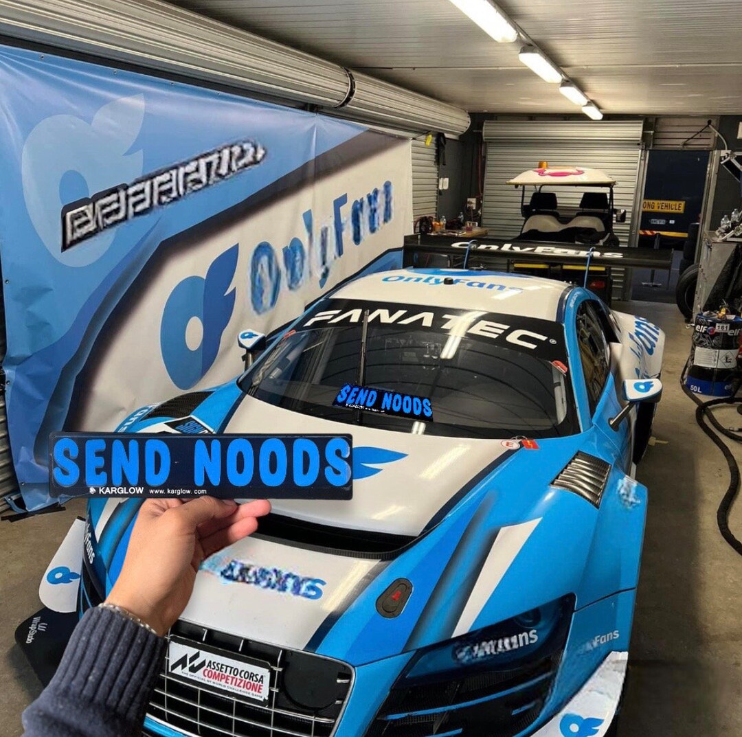 Custom Glow TEXT Electric Car Sticker, Customize Your Design ...