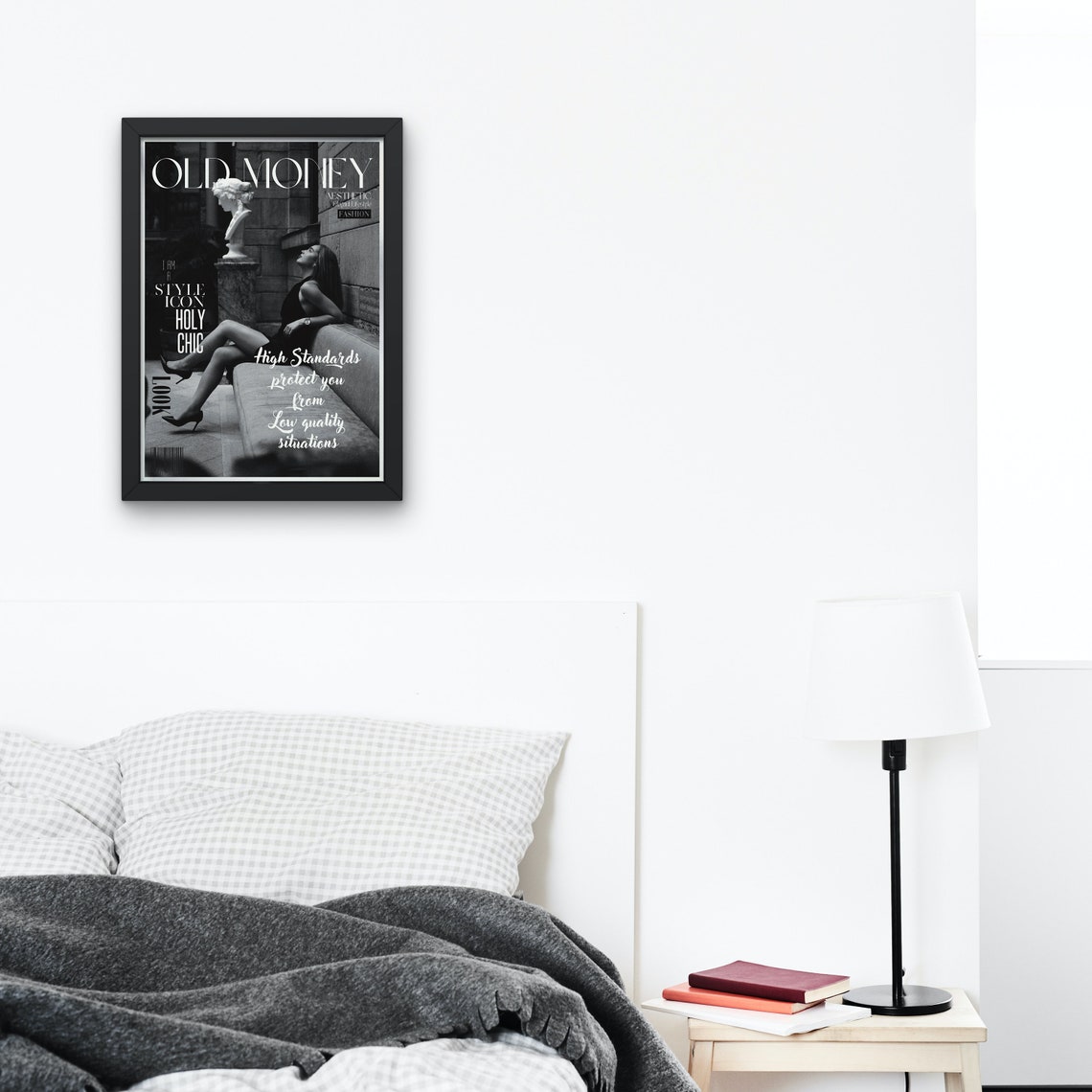 Old Money Aesthetic, Style Magazine Poster, 70s Retro Print, Holy Chic ...