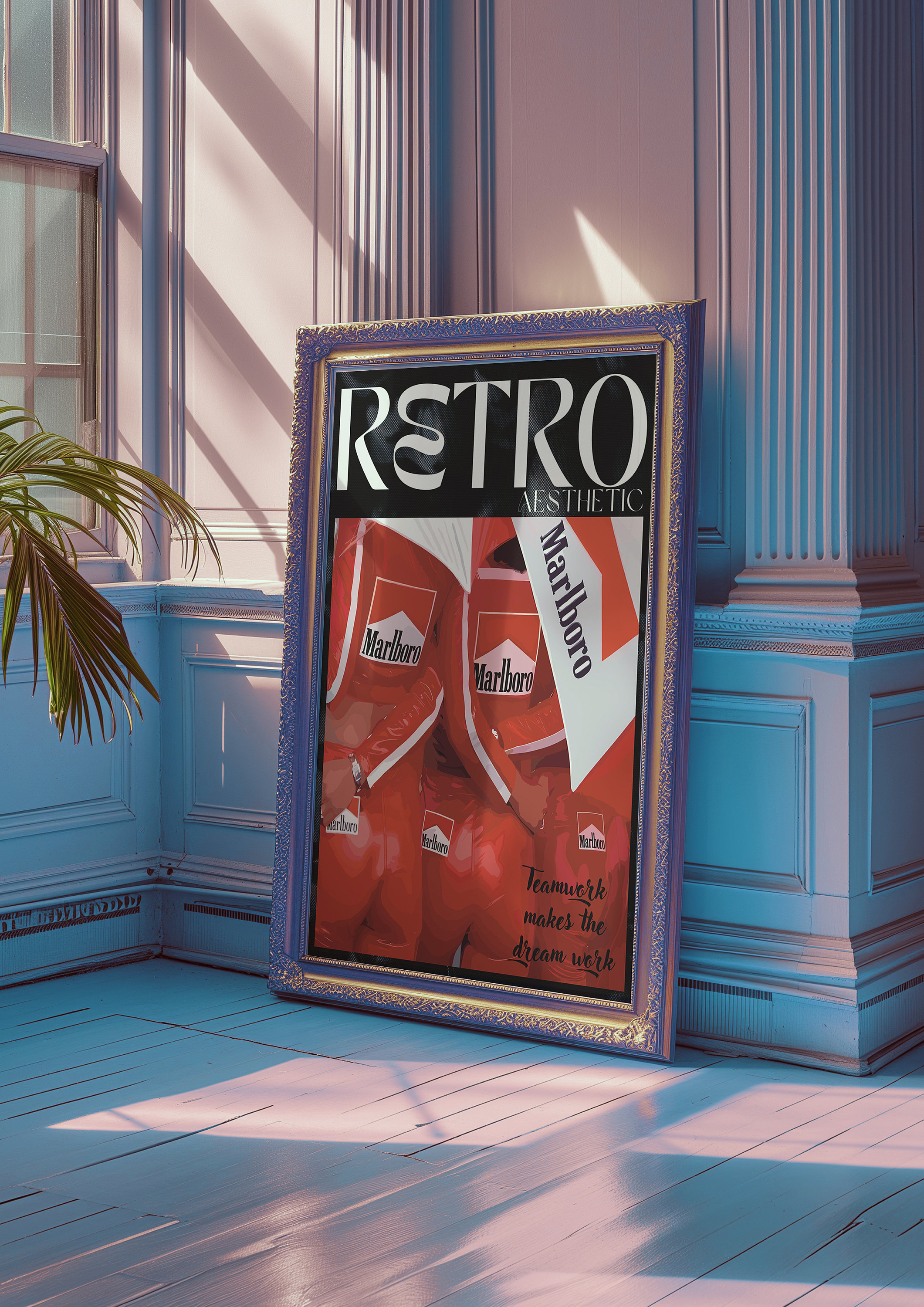 Retro Aesthetic, 70s Wall Art, Retro Wall Art, Formula 1, Marlboro ...