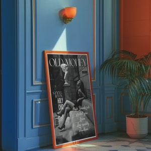 Old Money Aesthetic, Style Magazine Poster, 70s Retro Print, Holy Chic ...