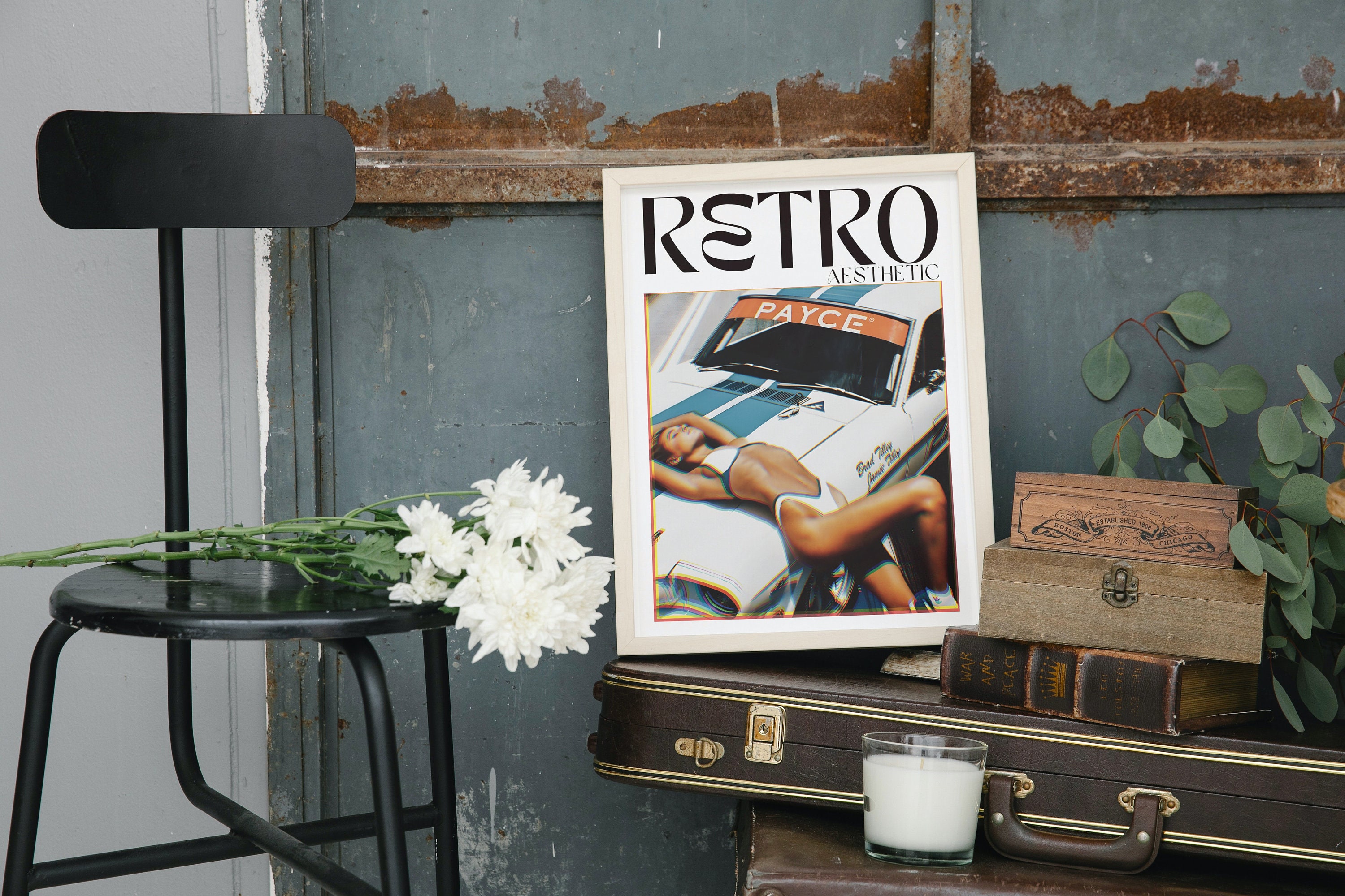 Retro Aesthetic, 70s Wall Art, Retro Wall Art, Lifestyle, Psychedelic ...