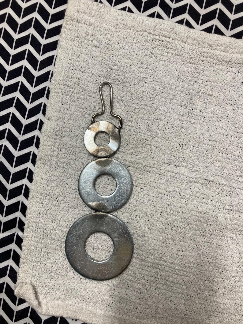 Snowman Washer Ornament Metal Lot of 3 Christmas Welded - Etsy