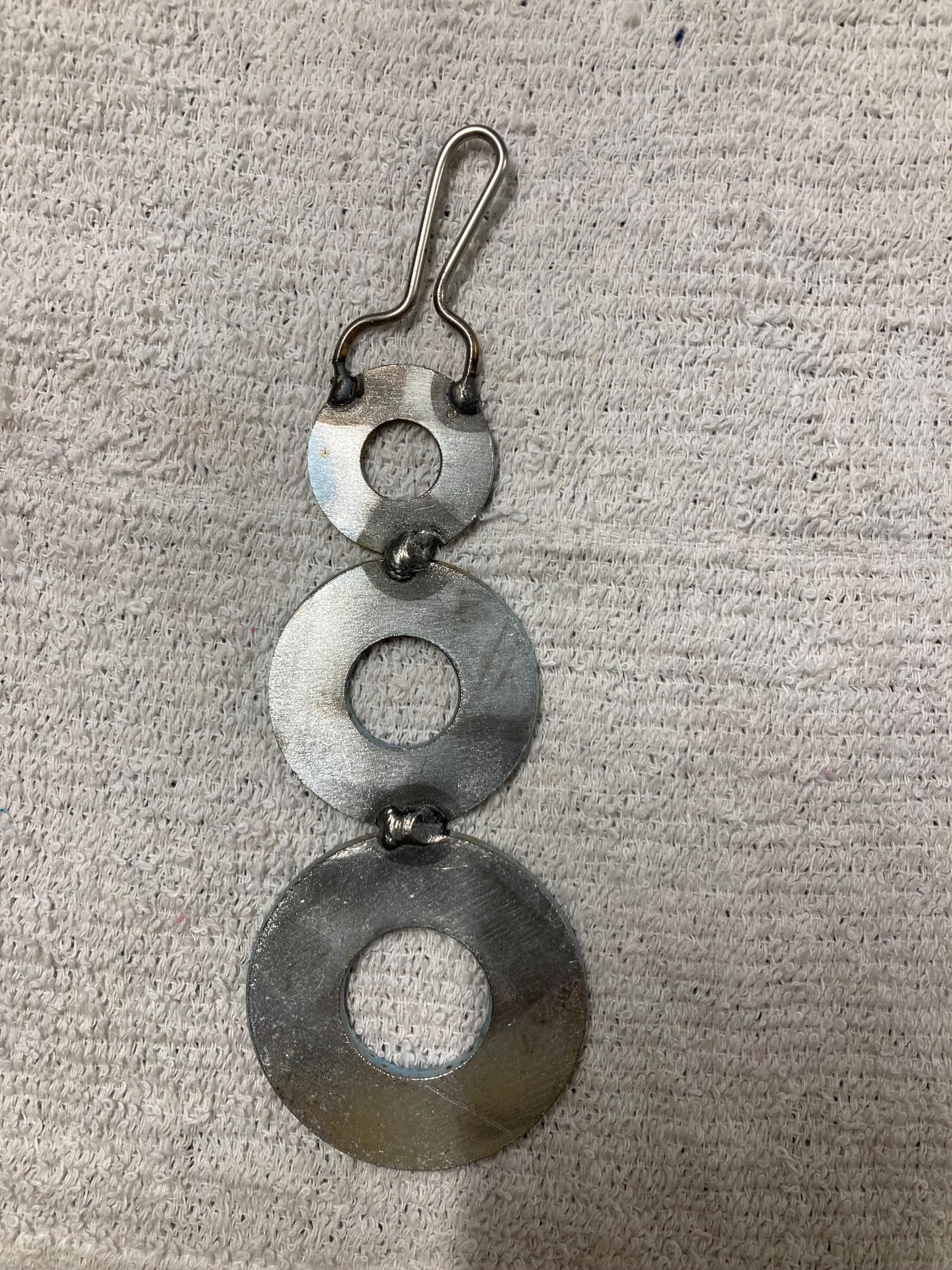 Snowman Washer Ornament Metal Lot of 3 Christmas Welded - Etsy