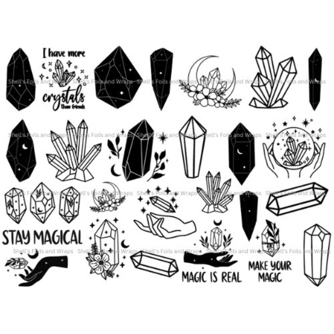Crystals Foil Sheet 8.5x11 for Resin Art Supplies - Etsy