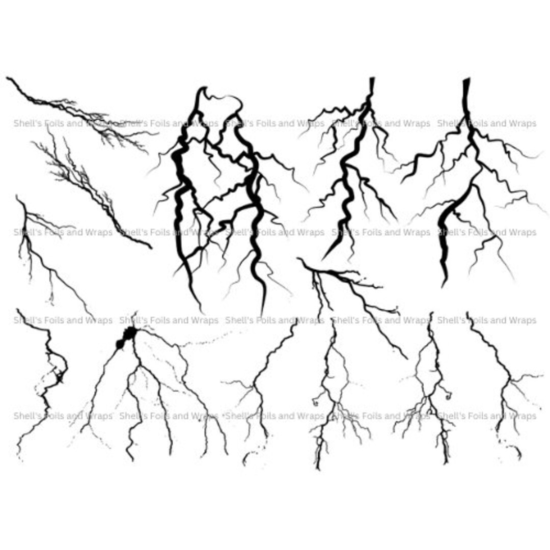 Lightening Foil Sheet 8.5x11 for Resin Art Supplies - Etsy