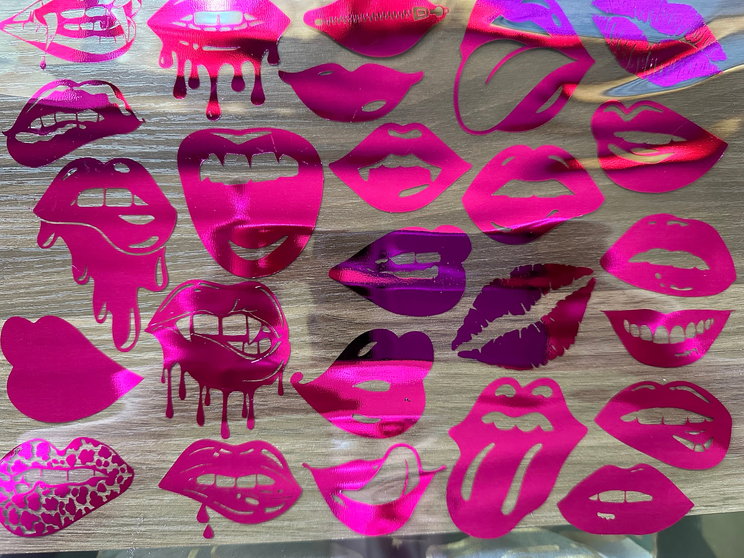Lips Foil Sheet 8.5x11 for Resin Art Supplies - Etsy