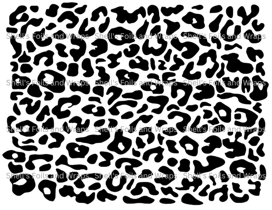 Leopard Print Foil Sheet 8.5x11 for Resin Art Supplies - Etsy