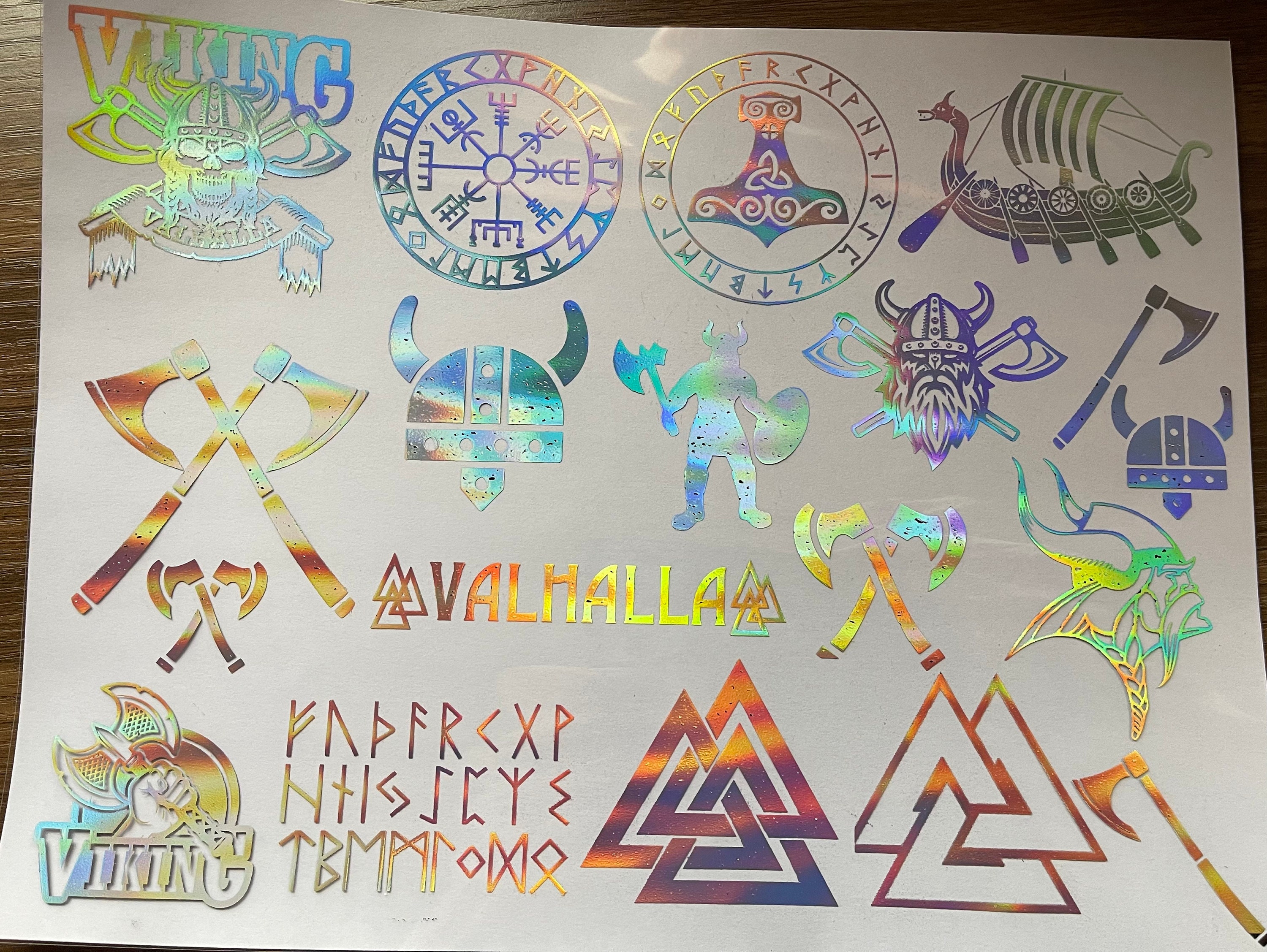 Viking Foil Sheet 8.5x11 for Resin Art Supplies - Etsy