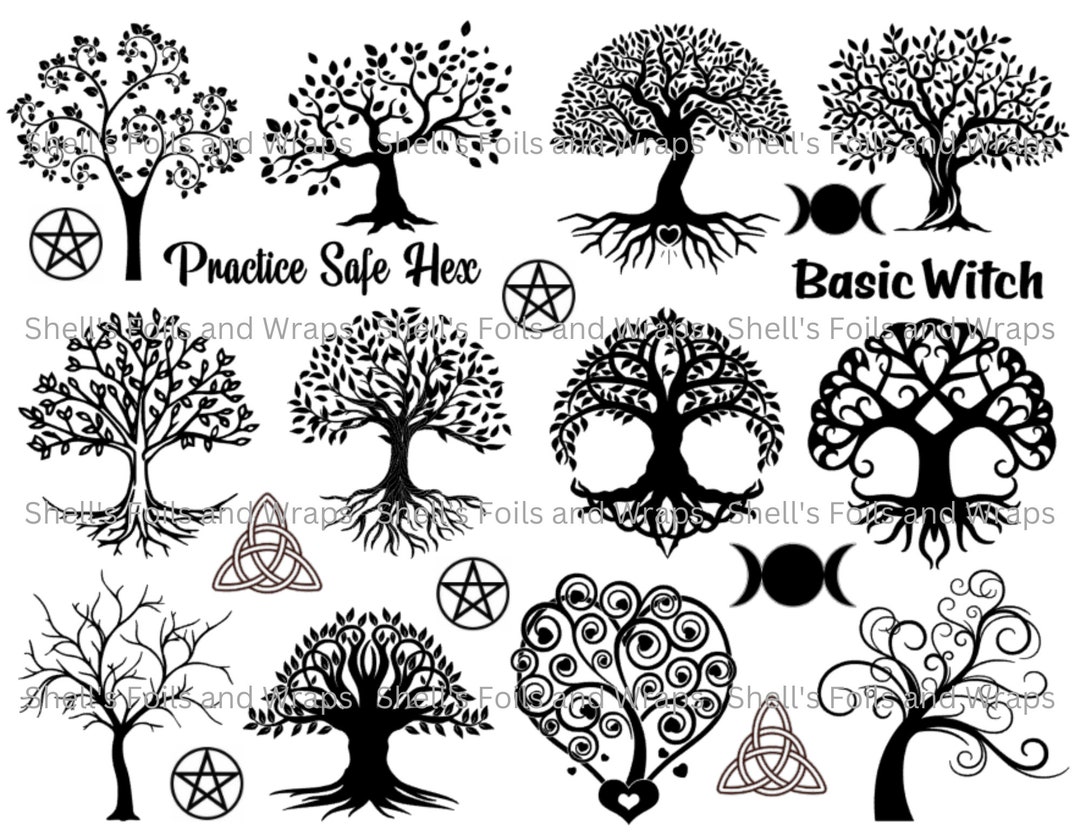 Tree of Life Witch Foil Sheet 8.5x11 for Resin Art Supplies - Etsy