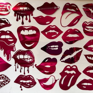 Lips Foil Sheet 8.5x11 for Resin Art Supplies - Etsy