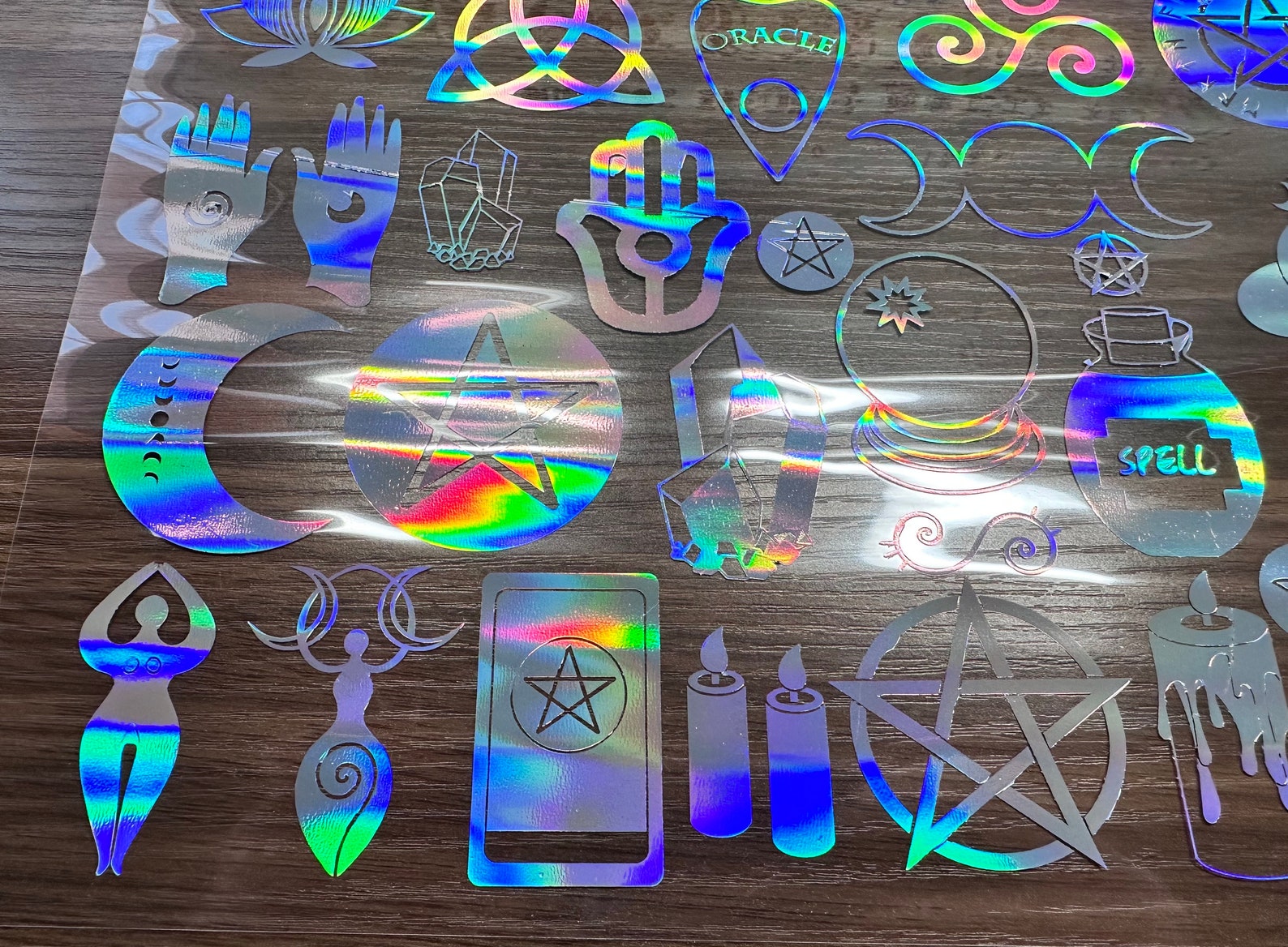 Wiccan Pagan Witch Symbols Foil Sheet 8.5x11 for Resin Art Supplies - Etsy