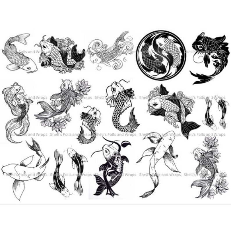 Koi Foil Sheet 8.5x11 for Resin Art Supplies - Etsy