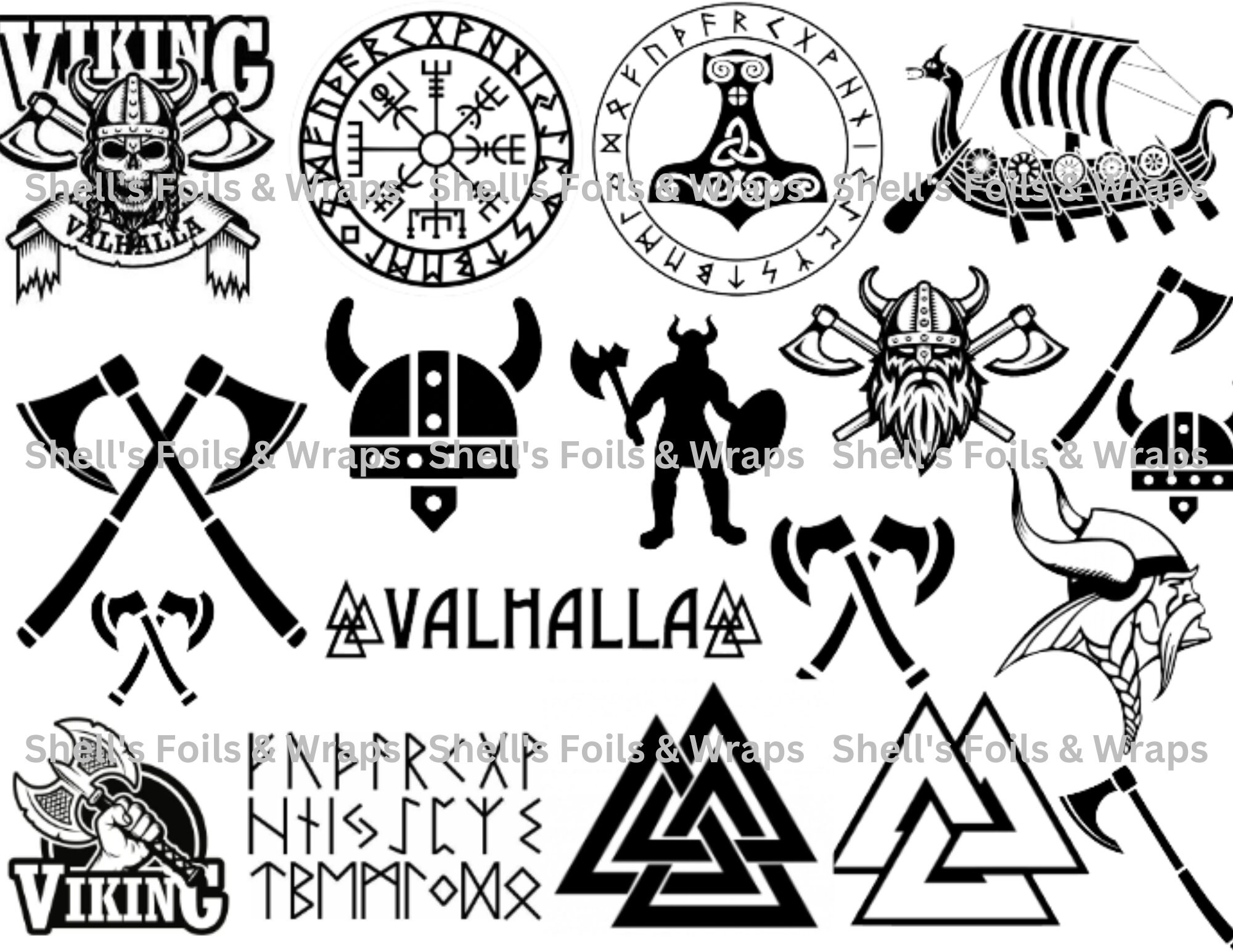 Viking Foil Sheet 8.5x11 for Resin Art Supplies - Etsy