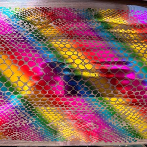 Snake Skin Style 2 Pattern Foil Sheet 8.5x11 for Resin Art Supplies - Etsy