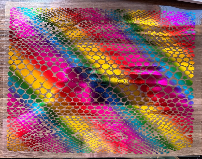 Snake Skin Style 2 Pattern Foil Sheet 8.5x11 for Resin Art Supplies - Etsy