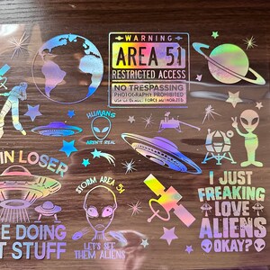Aliens Foil Sheet 8.5x11 for Resin Art Supplies - Etsy