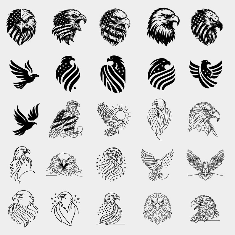 Eagle Svg, 4th of July Svg, Eagles Svg, Patriotic Svg, Svg Bundle ...