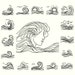 One Line Drawing, Wave Svg, Svg Bundle, Waves Svg, Sunset Svg, Sun Svg ...