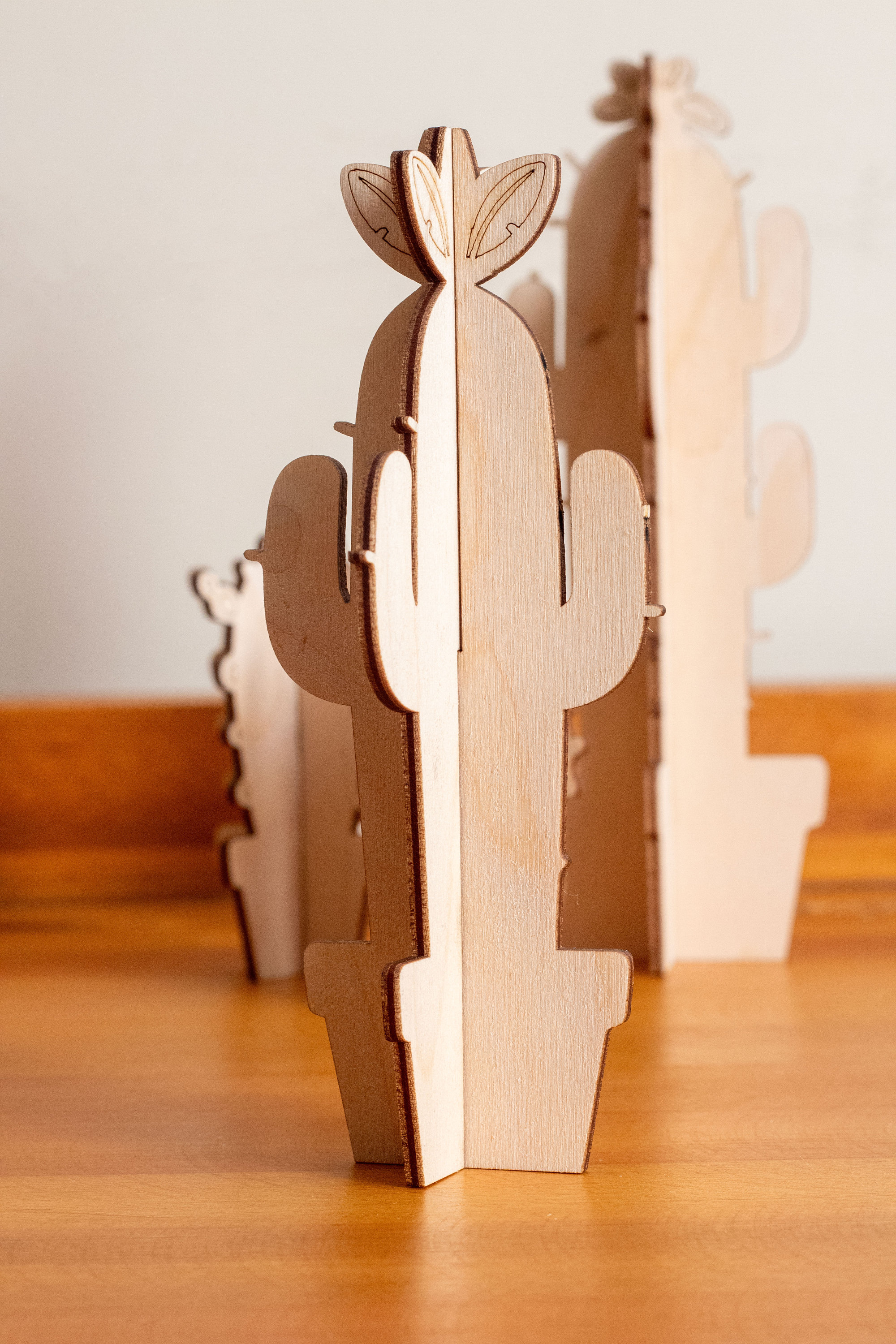 Cactus SVG - Laser Cut File - 3D Cactus - Laser Cut - Etsy