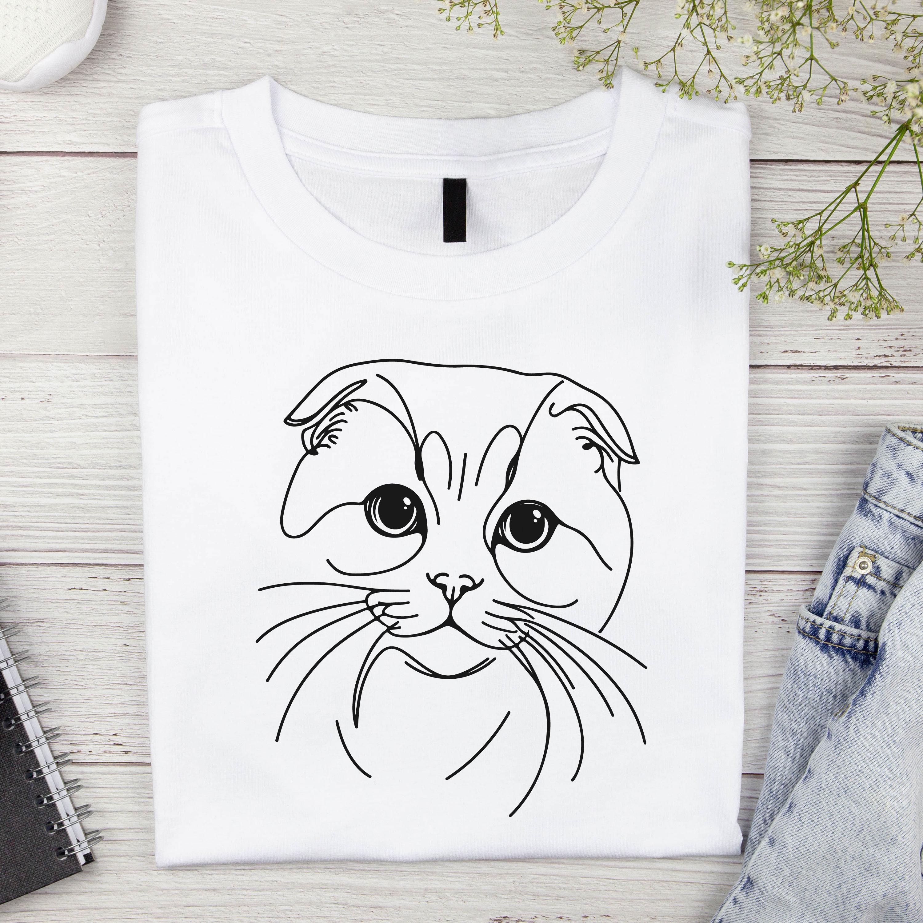 Cat Svg, One Line Drawing, Cat Face Svg, Svg Bundle, Cat Clipart ...