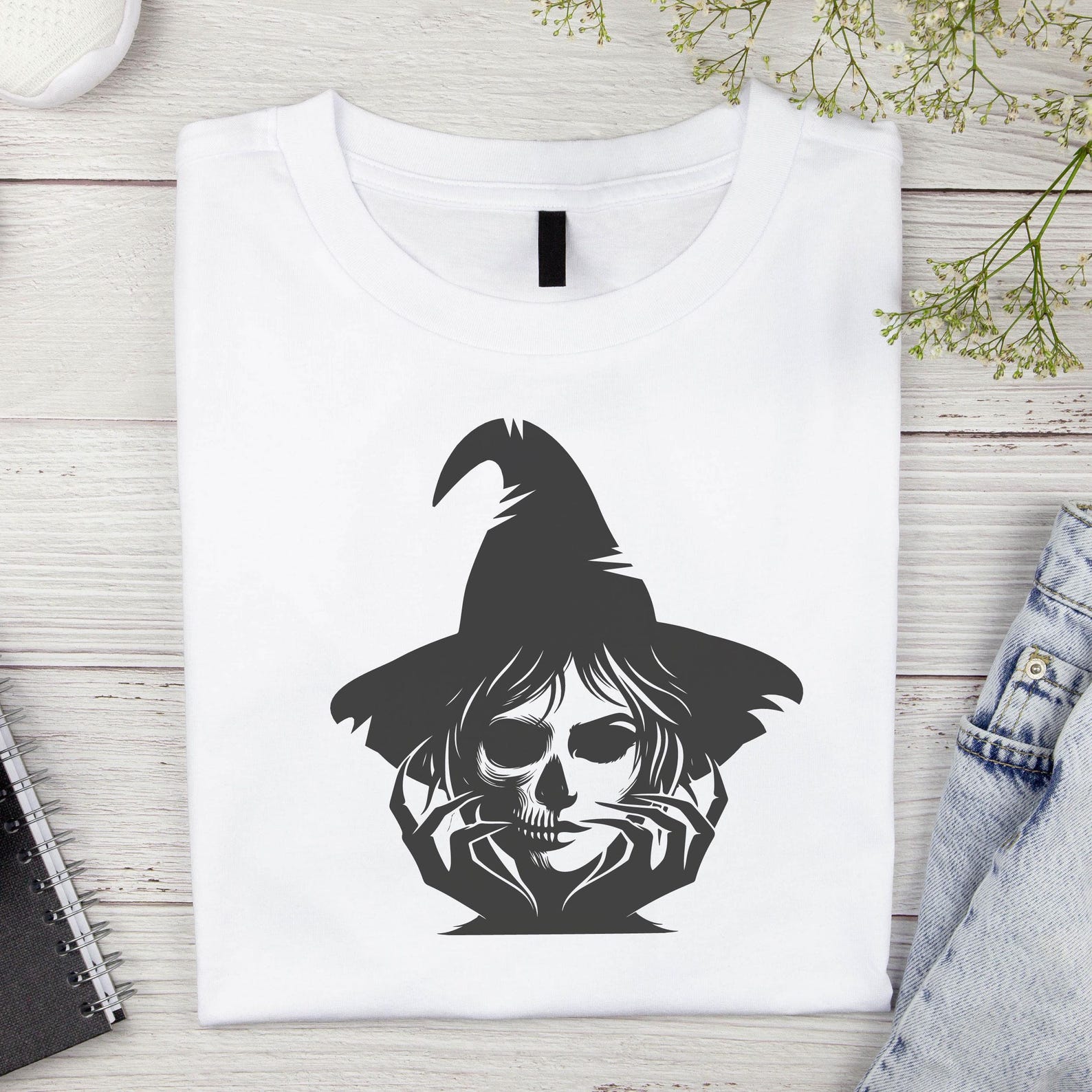 Horror Svg, Witch Clipart, Gothic Svg, Witch Svg, Spooky Svg, Halloween ...