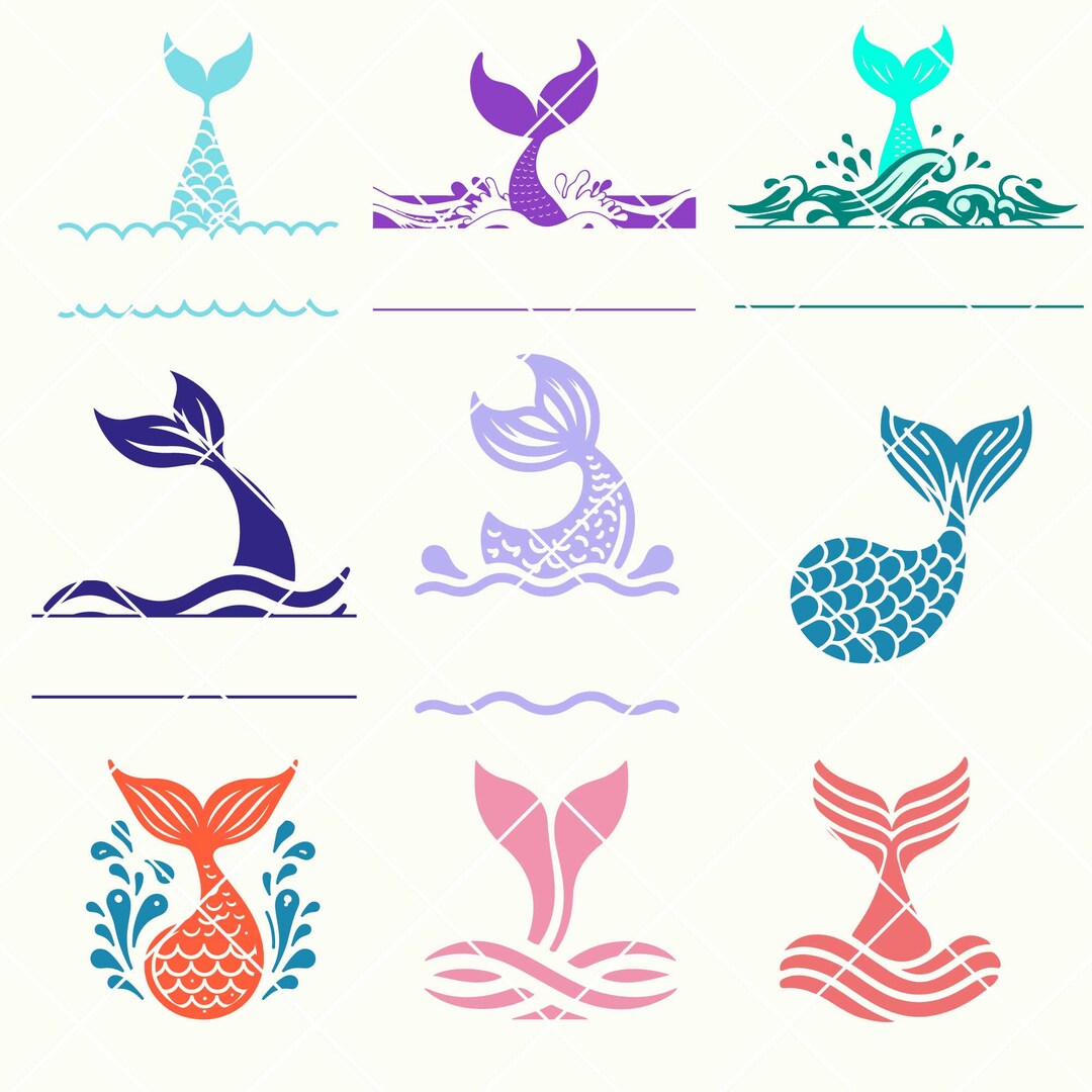 Mermaid Svg, Mermaid Tail Svg, Mermaid Clipart, Mermaid Png, Mermaid ...