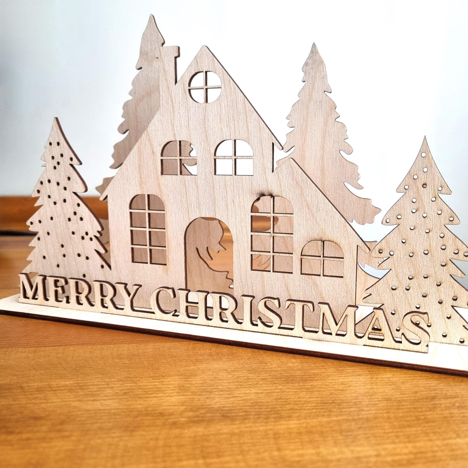 Christmas Ornament Laser Cut File, Christmas Mantel Decor, Christmas ...