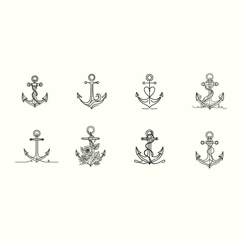Anchor Svg, Nautical Svg, Marine Svg, Svg Bundle, Nautical Anchor Svg ...