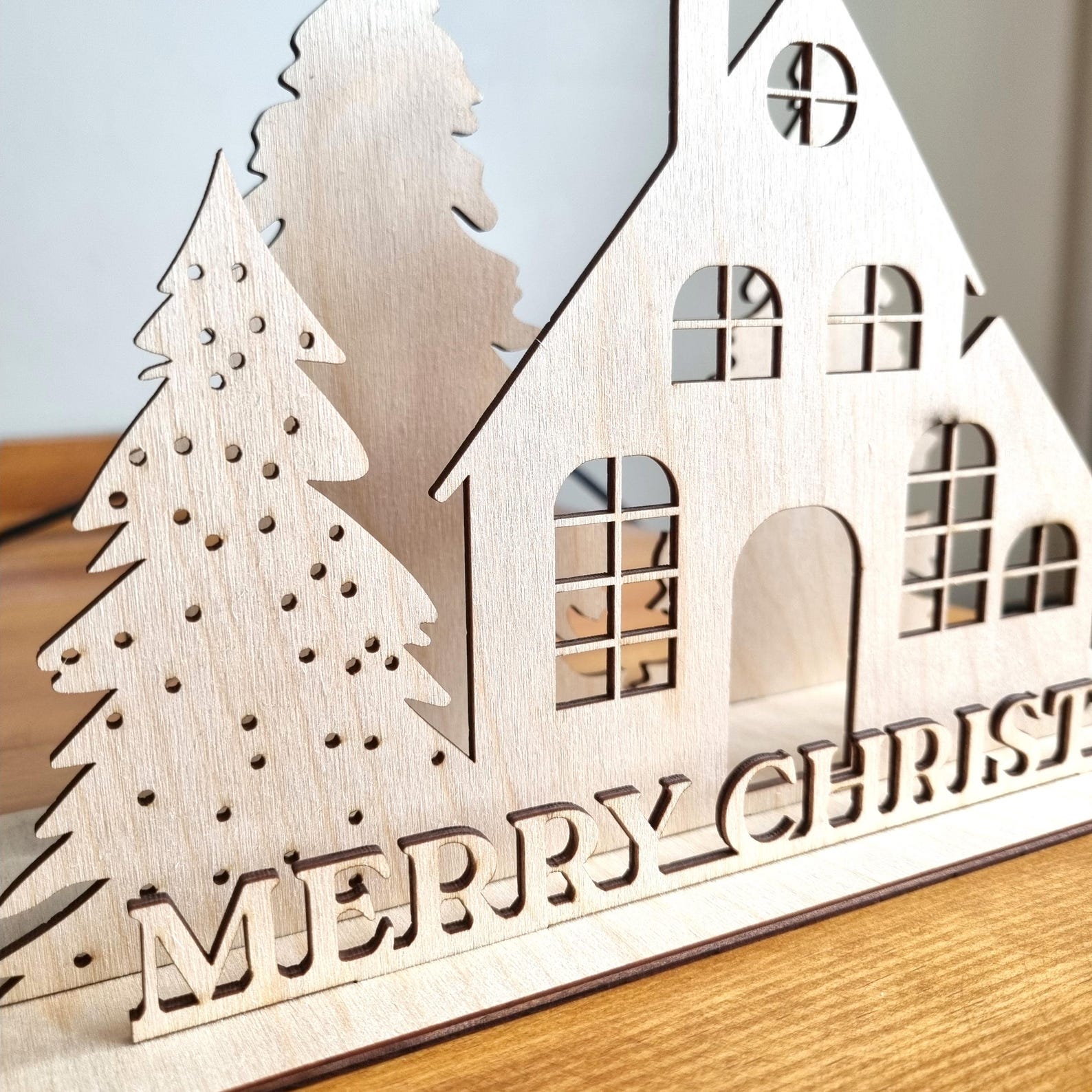 Christmas Ornament Laser Cut File, Christmas Mantel Decor, Christmas ...